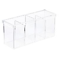 Acrylic 4-Section Box | The Container Store
