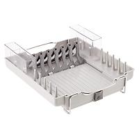 OXO Fold Away Dish Rack | The Container Store