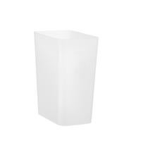 2.4 gal. Small Clear Rectangular Trash Can | The Container Store
