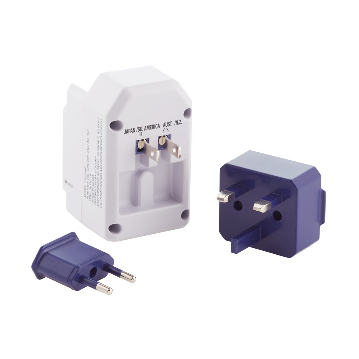 3-Outlet All-In-One Adapter with USB | The Container Store