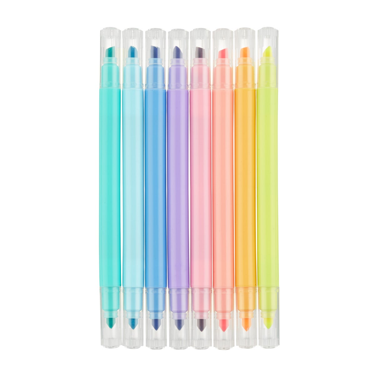 Ooly Double Sided Pastel Liner Set of 8 Markers The Container Store