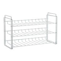 Chrome Stackable 18-Bottle Wine Rack | The Container Store