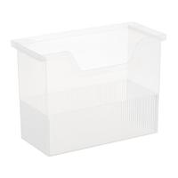Clear Open-Top File Storage Boxes | The Container Store