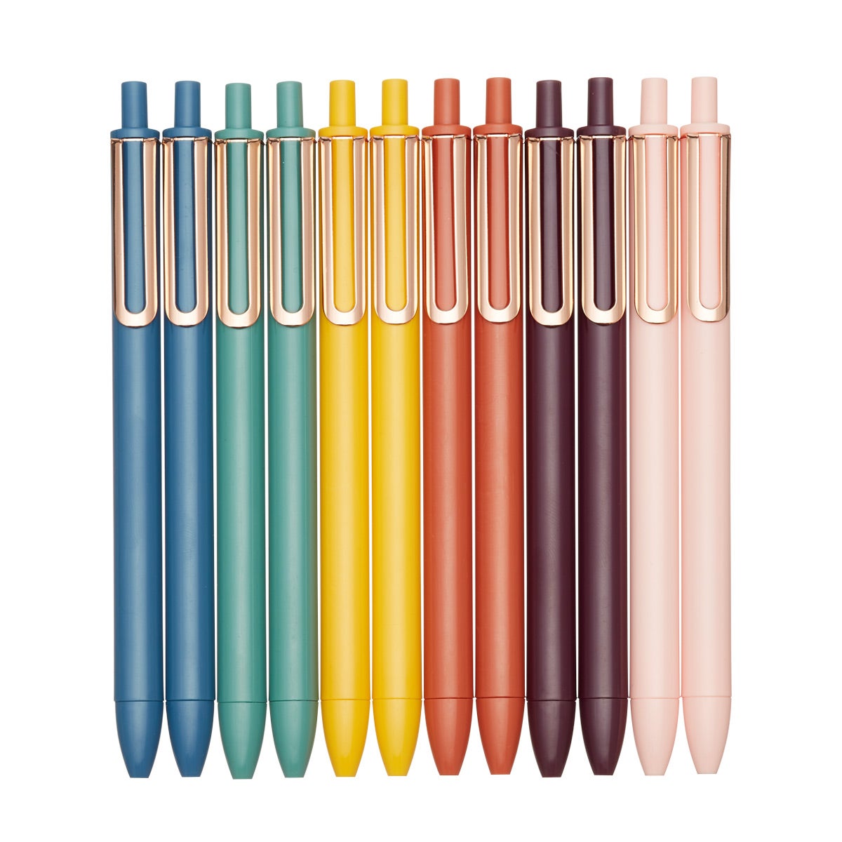 Poppin Retractable Desert Gel Luxe Pens The Container Store
