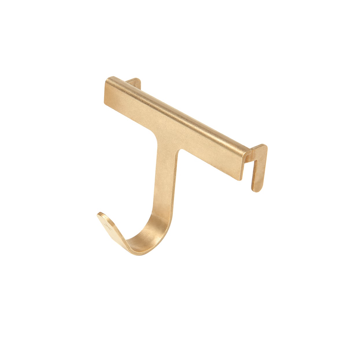 Russell Hazel Acrylic Gold Metal Wall Hook | The Container Store