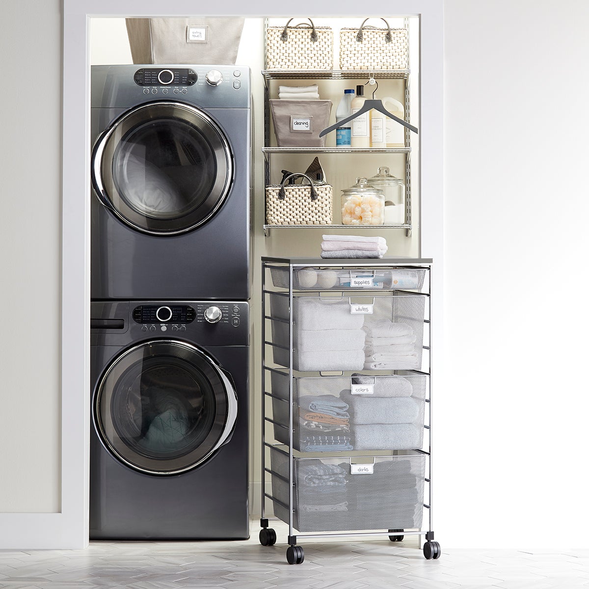 Laundry Room Shelving Container Store How To Navigate The Container