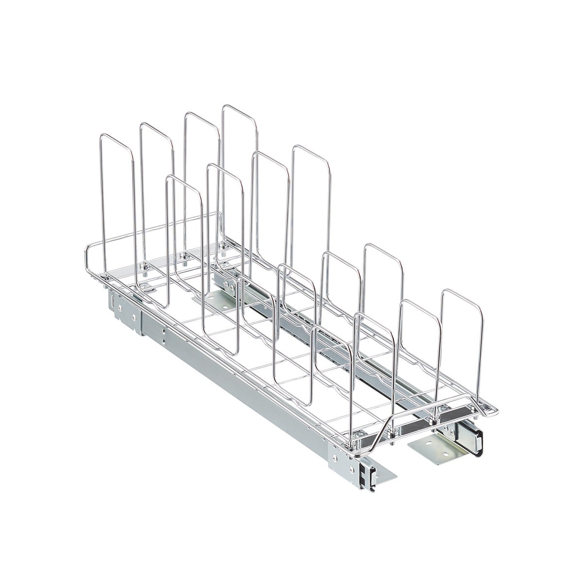 Chrome Roll Out Lid Holder The Container Store Chrome Roll Out Lid Holder The Container Store