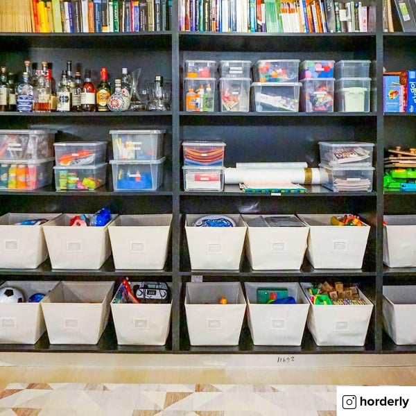 Room With Storage Boxes