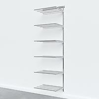 Elfa Classic 2' Basic Shelving Units for Anywhere Add-On | The ...