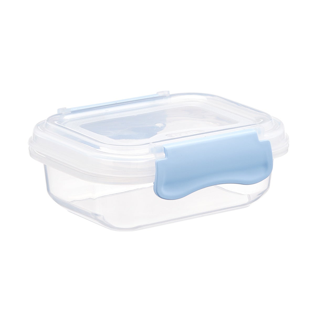 Plastic Food Containers with Light Blue Clips | The Container Store