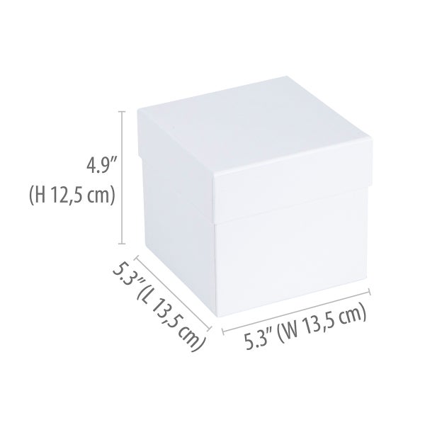 white square box
