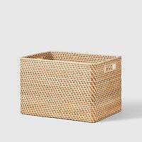 Marie Kondo Ori Curved Rattan Cubes | The Container Store