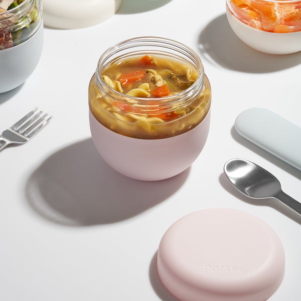 W&P Porter Seal Tight Lunch Bowl Container W/ Lid Cream 16