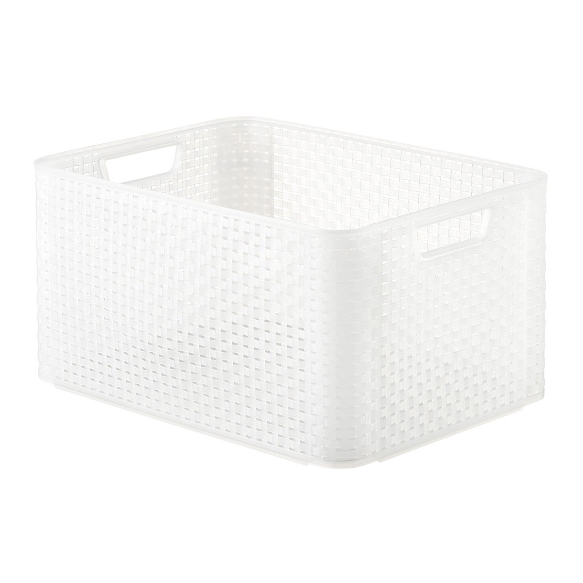White Plastic Basket