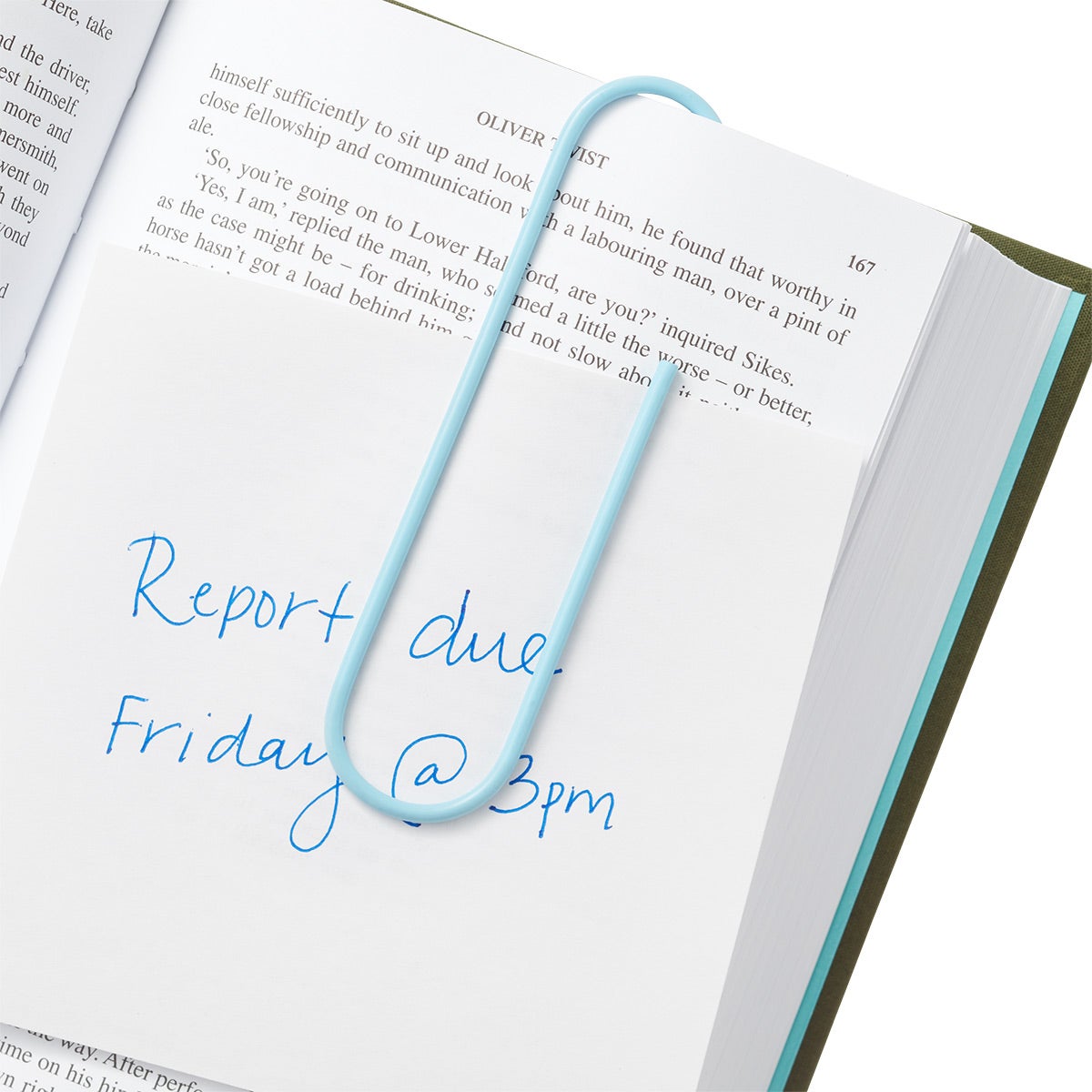 Jumbo Paper Clip Bookmarks