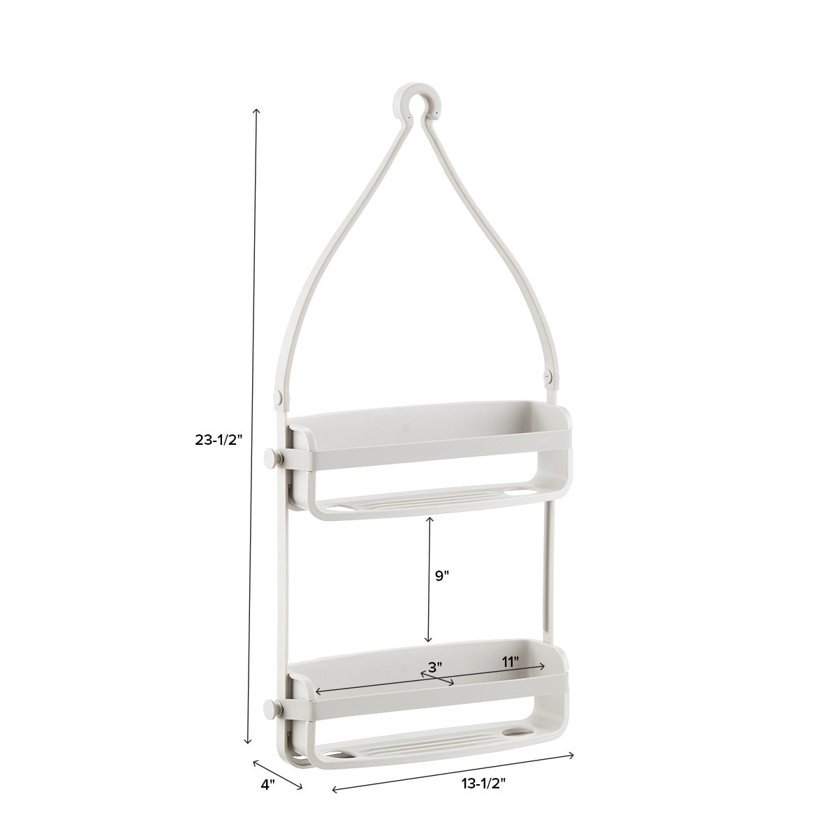 Umbra Shower Caddy Grey Clearance | www.farmhouse-furniture.co.uk