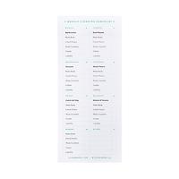 Clean Mama Weekly Cleaning Checklist Sticky Notes | The Container Store