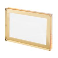 Russel Hazel Acrylic Double Sided Picture Frame | The Container Store