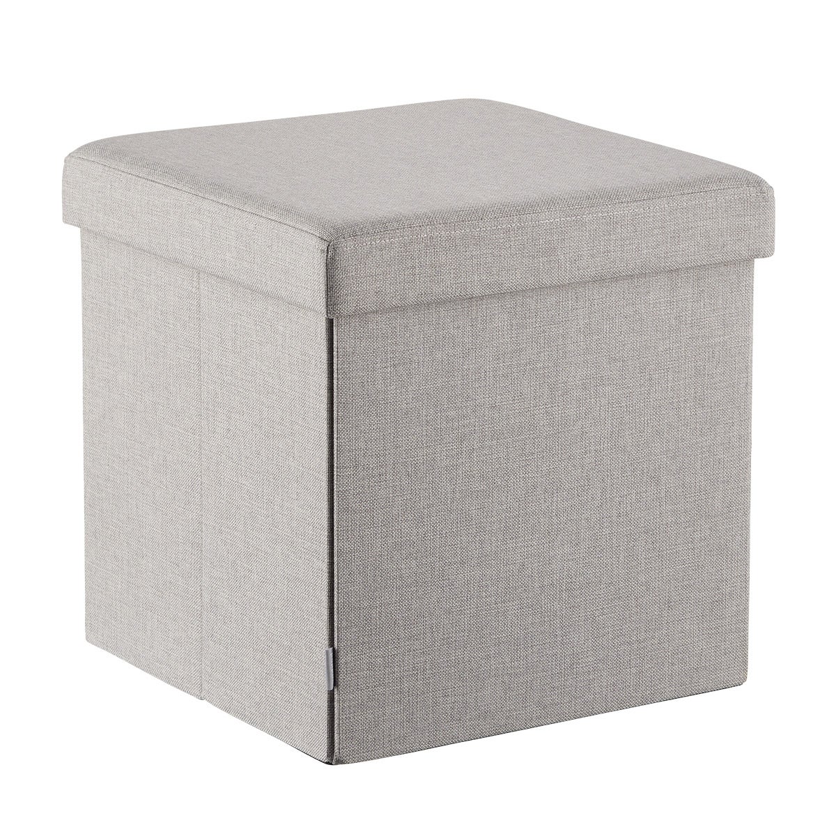 Poppin Box Seat Light Grey 16 in