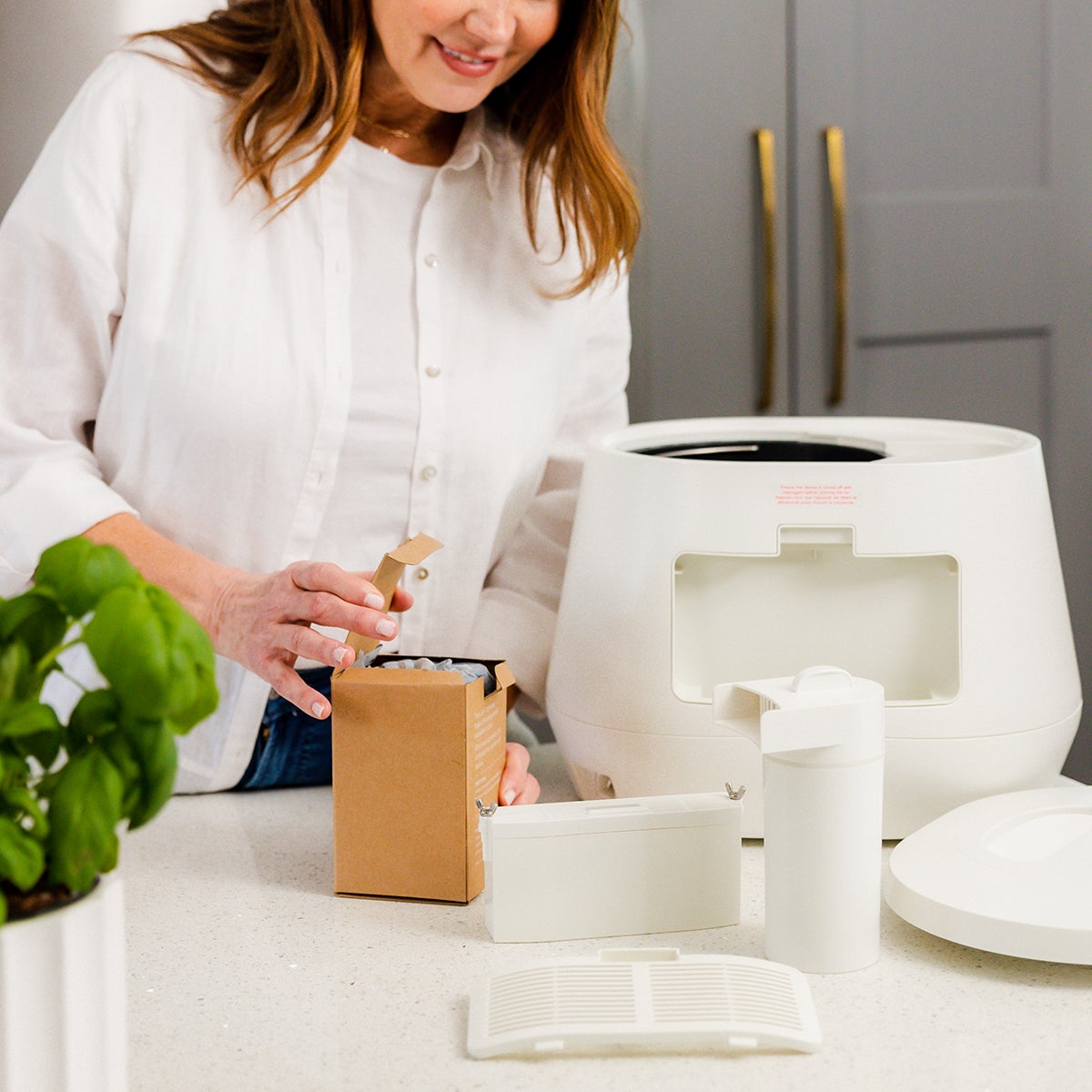 Electric Kitchen Composter Lomi Smart - Countertop Food Waste Composter ...
