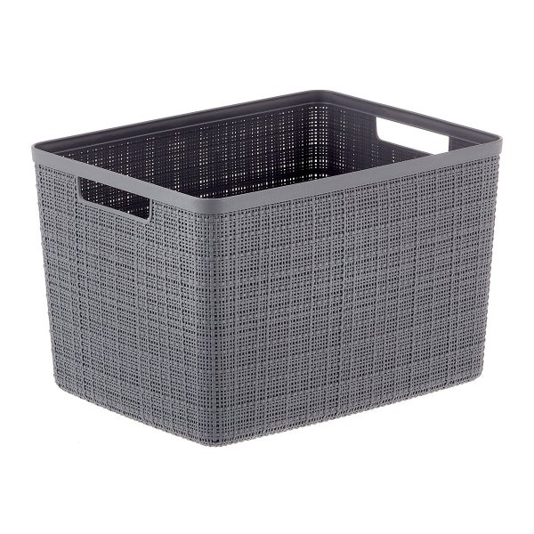 Black Plastic Basket