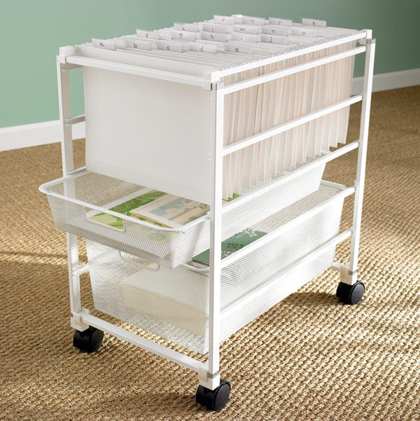 Mesh file cabinet store