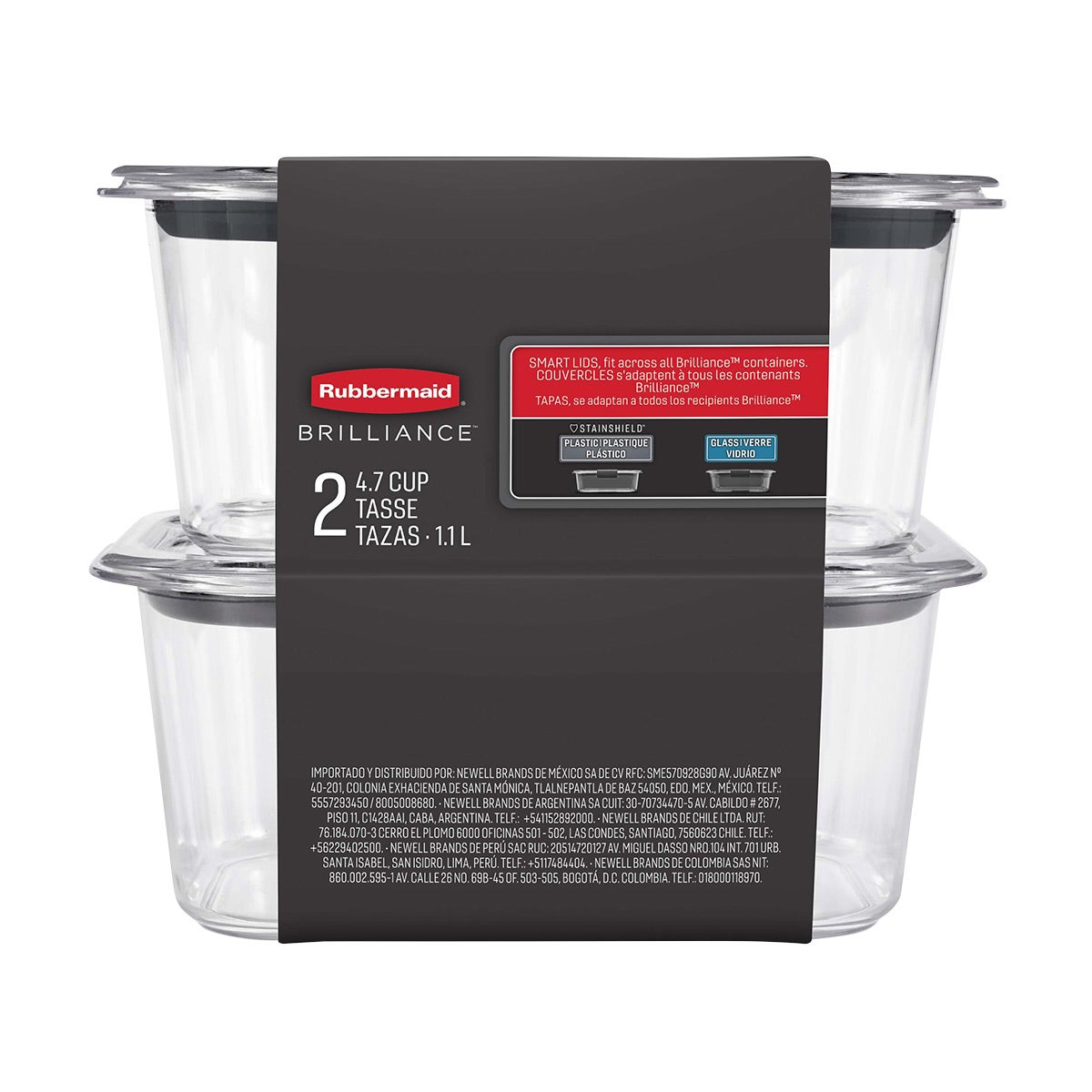 Rubbermaid Premier Food Storage Set Rubbermaid Brilliance Glass Food