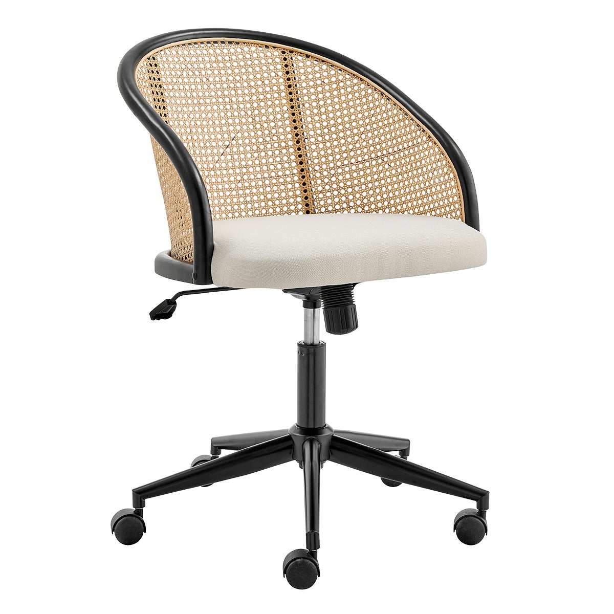 Dagmar Caning Rolling Chair