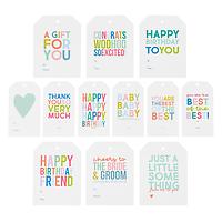 Joy Creative Shop Bag of Tags Set of 24 | The Container Store