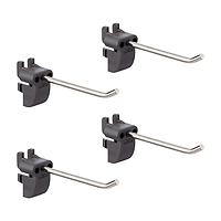 Garage Plus by Elfa Long Straight Pegboard Hooks Pkg/4 | The Container Store