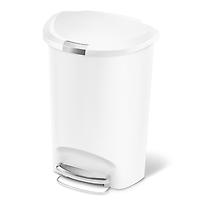 simplehuman 50L Semi-Round Step Can | The Container Store