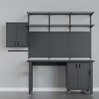 Garage Plus 8' Garage Solution with Work Bench | The Container Store