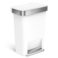 simplehuman 45L Rectangular Step Can | The Container Store
