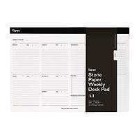Karst Stone Paper Weekly Deskpad | The Container Store