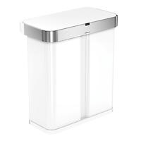 simplehuman 15.3 Gallon Voice and Motion Sensor Trash Can | The ...