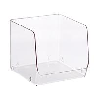 iDesign Extra Wide Linus Open Front Stacking Bin | The Container Store