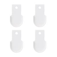 Decor Plus by Elfa Matte White Light Mounting Clips | The Container Store