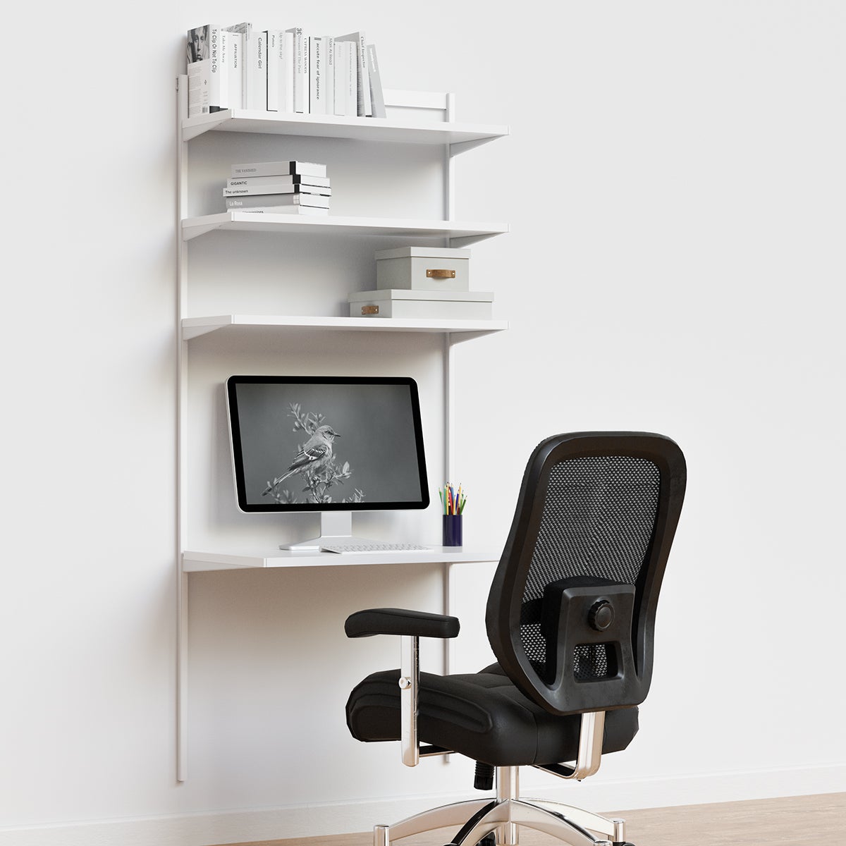 Container store computer desk store