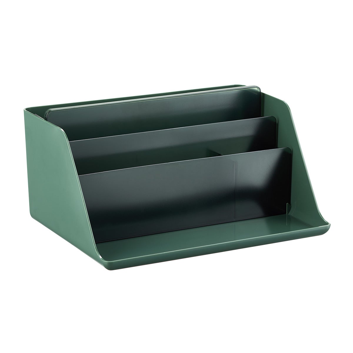 Adjustable Desktop Organizer Juniper Green 13 1 8 x 9 1 8 x 5 7 8 H The Container Store