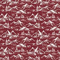 Punch Studio Mountain Cabin Wrapping Paper | The Container Store