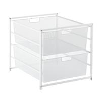 Elfa Mesh 2-Drawer Unit | The Container Store