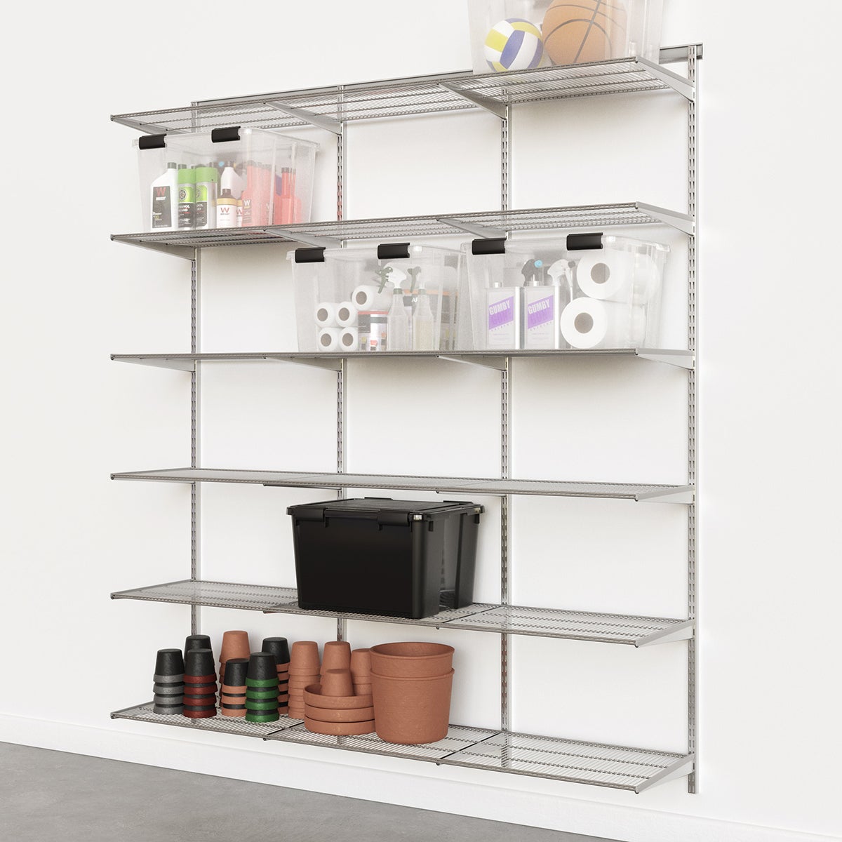 Container store shelving store