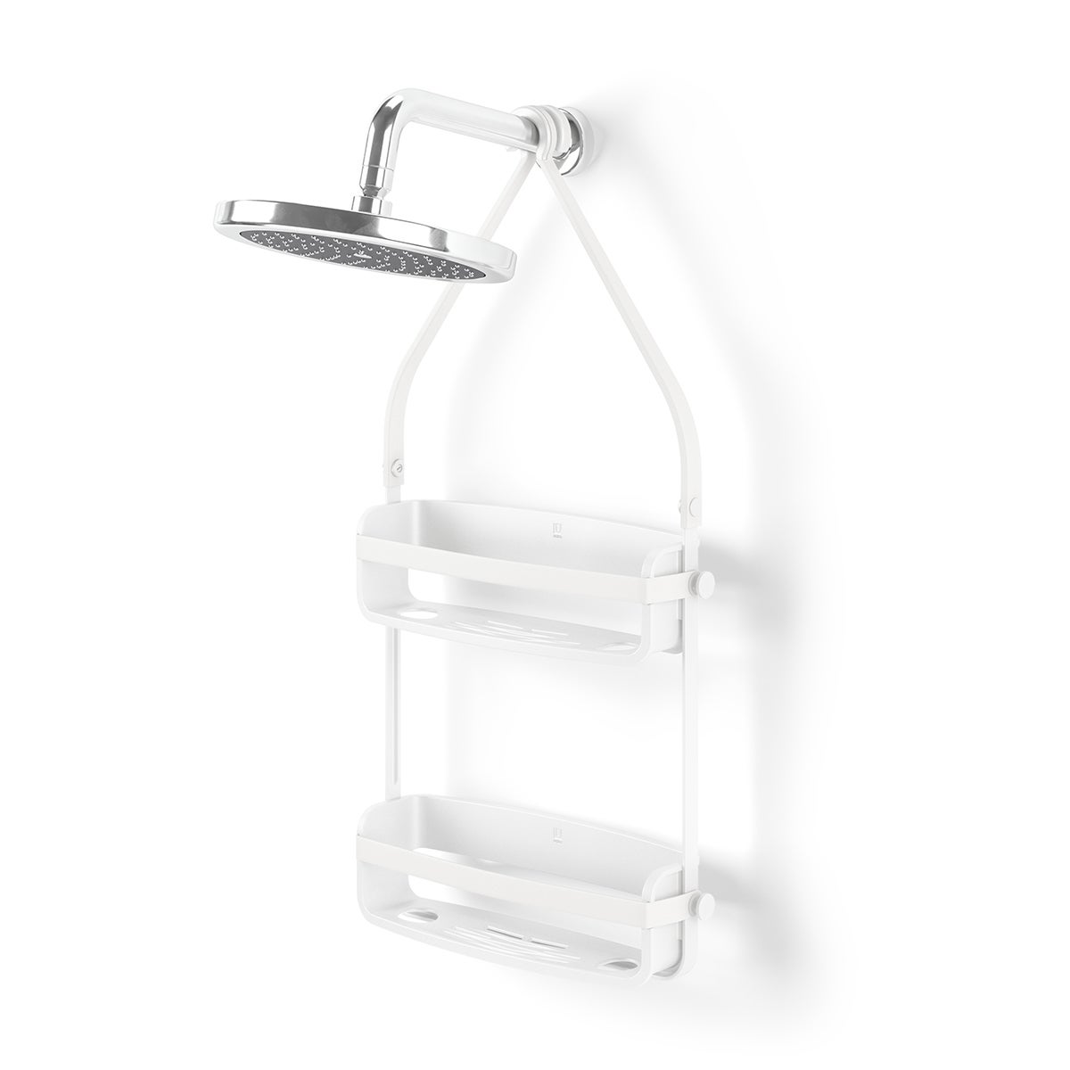 Umbra Grey Flex Shower Caddy The Container Store Umbra Flex Gel Lock
