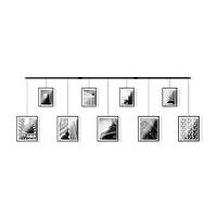 Umbra Exhibit Wall Frames Set of 9 | The Container Store