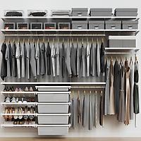 Decor Plus by Elfa 8' Closet with Mesh Drawers | The Container Store