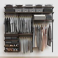 Decor Plus by Elfa 7' Closet with Mesh Drawers | The Container Store