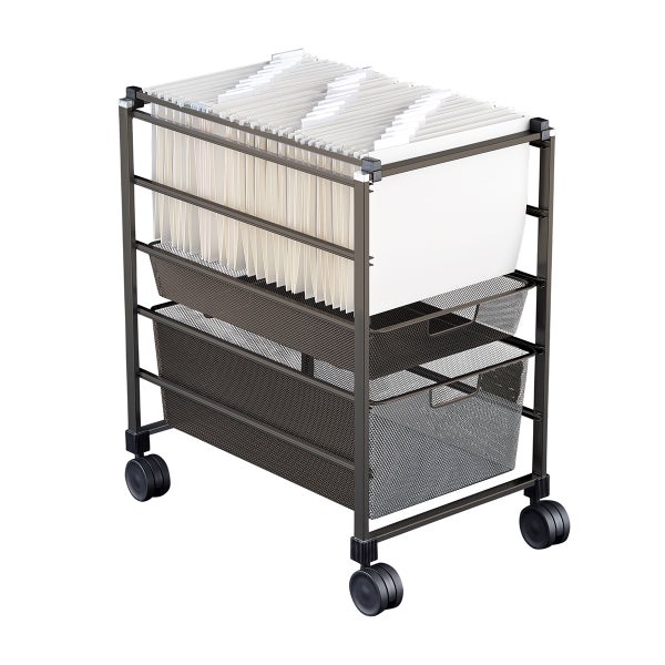 Elfa Letter Size File Cart | The Container Store