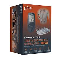 Pure Enrichment PurePulse Trio TENS & EMS Muscle Stimulator Heat | The ...