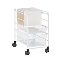 Elfa Letter Size File Cart | The Container Store